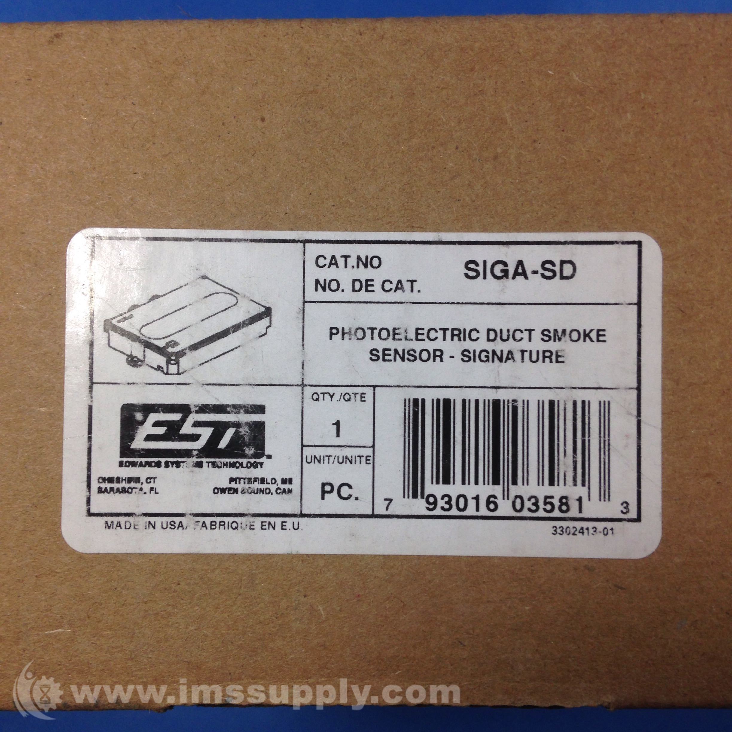 Edwards Systems Technology SIGA-SD Duct Smoke Detector - IMS Supply