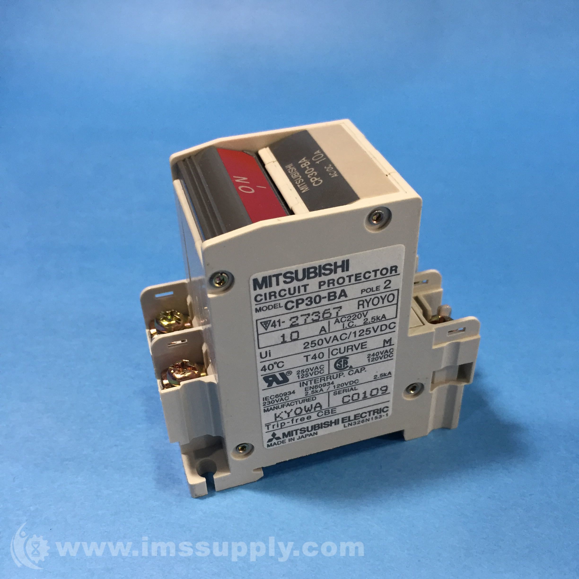Mitsubishi CP30-BA-2P-1-M-10A Circuit Protector - IMS Supply