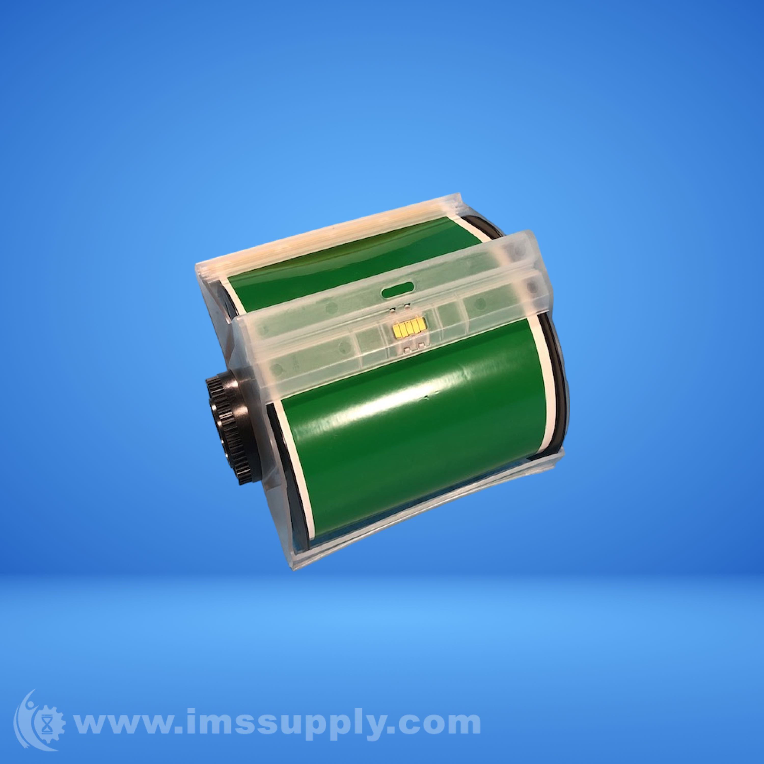 GlobalMark 113123 Permanent Adhesive Vinyl Label Tape Green - IMS Supply