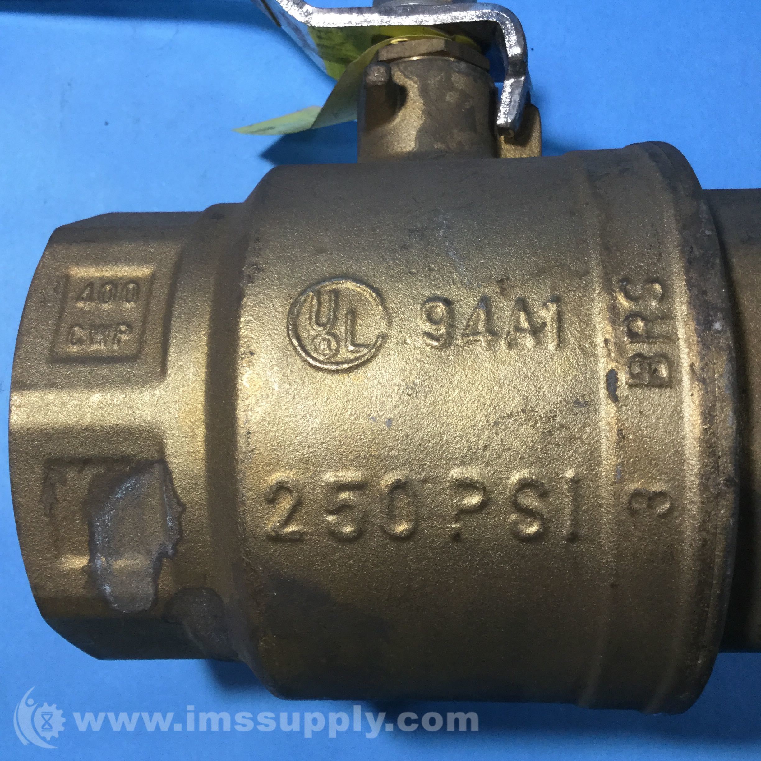 Apollo 94A-100-01 3 2-Piece Full Port Ball Valve, NPT - IMS Supply