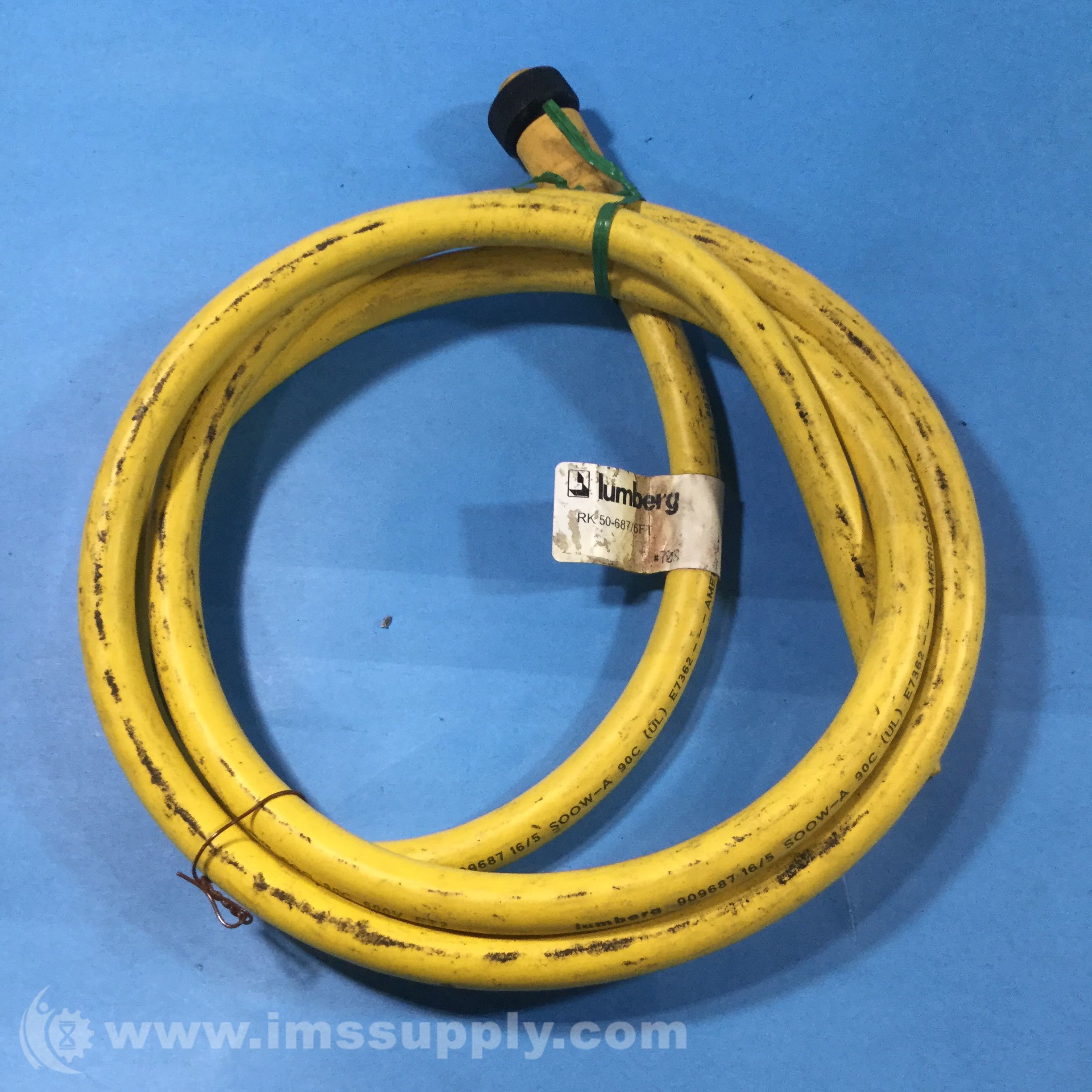 Lumberg Automation RK50-687/6FT Cordset Cable - IMS Supply