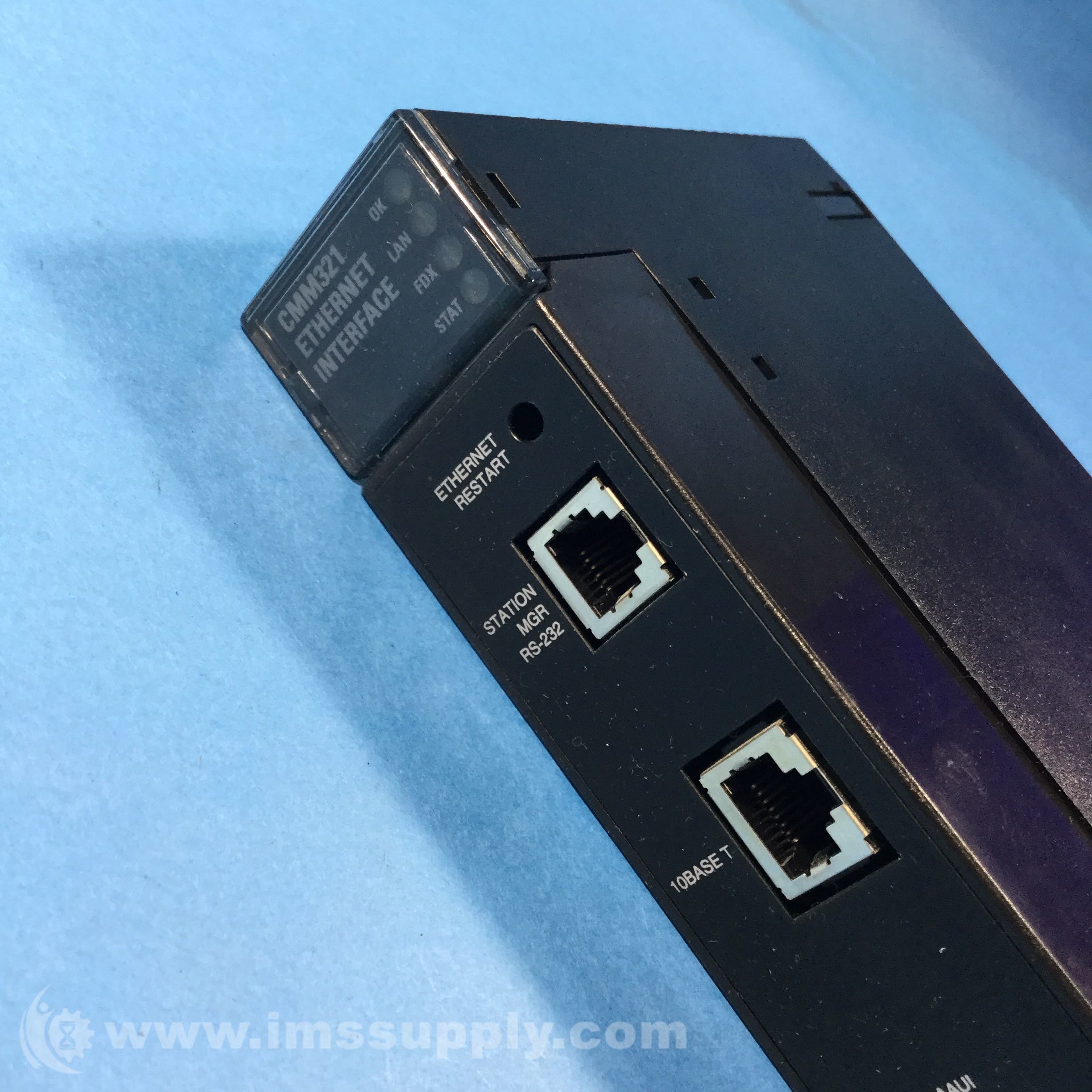 GE Fanuc IC693CMM321-JJ Series 90-30 PLC Ethernet TCP/IP Module - IMS Supply