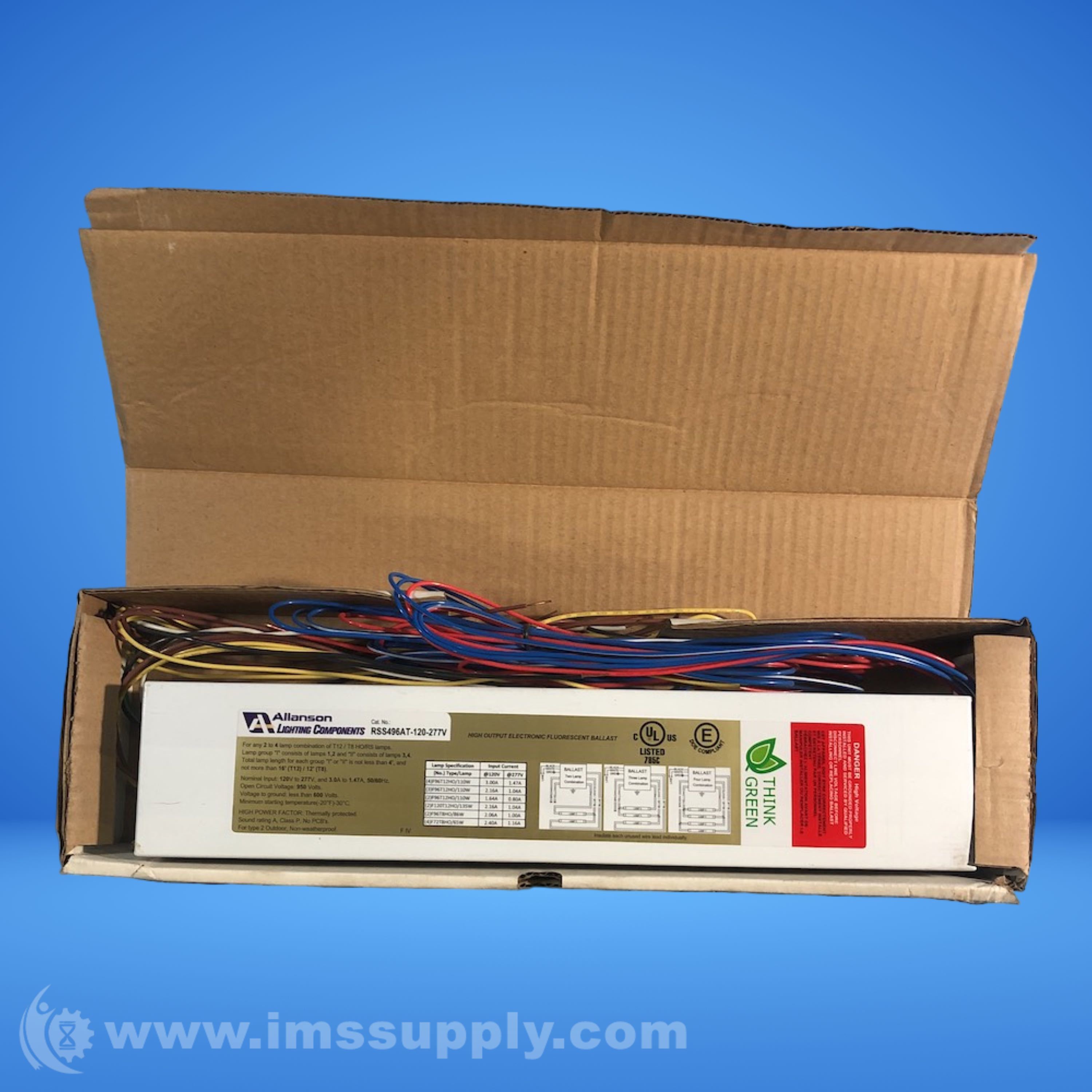 Allanson RSS496AT-120-277V RSS Sign Ballast - IMS Supply