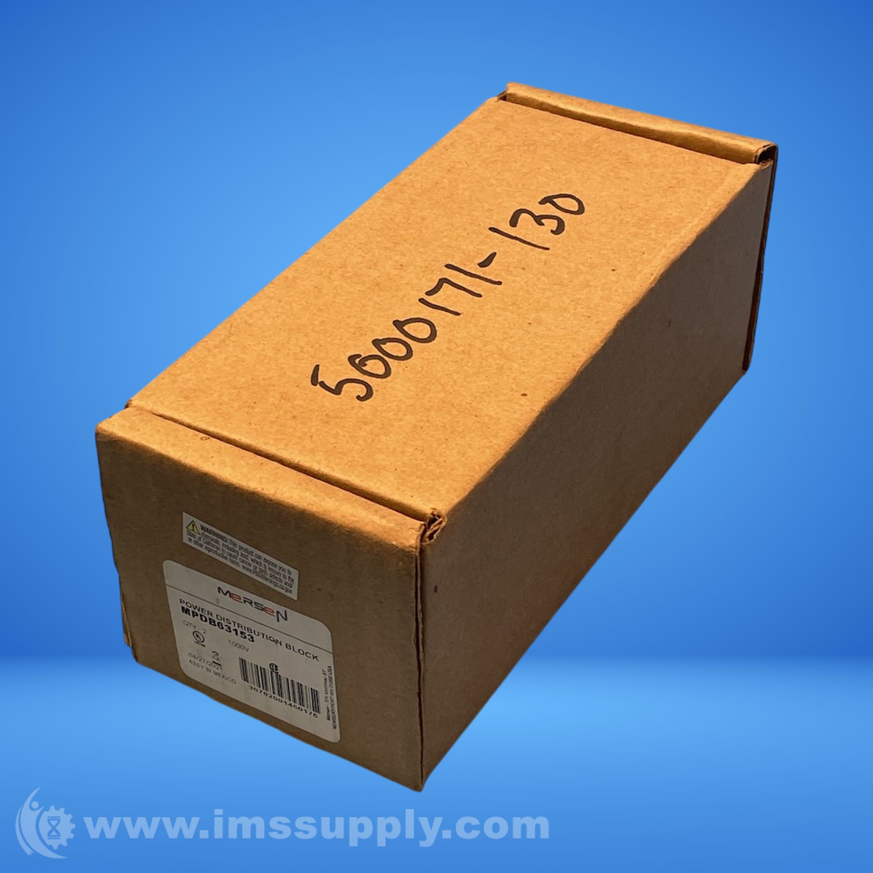 Mersen MPDB63153 Bag of 2 Power Distribution Blocks - IMS Supply