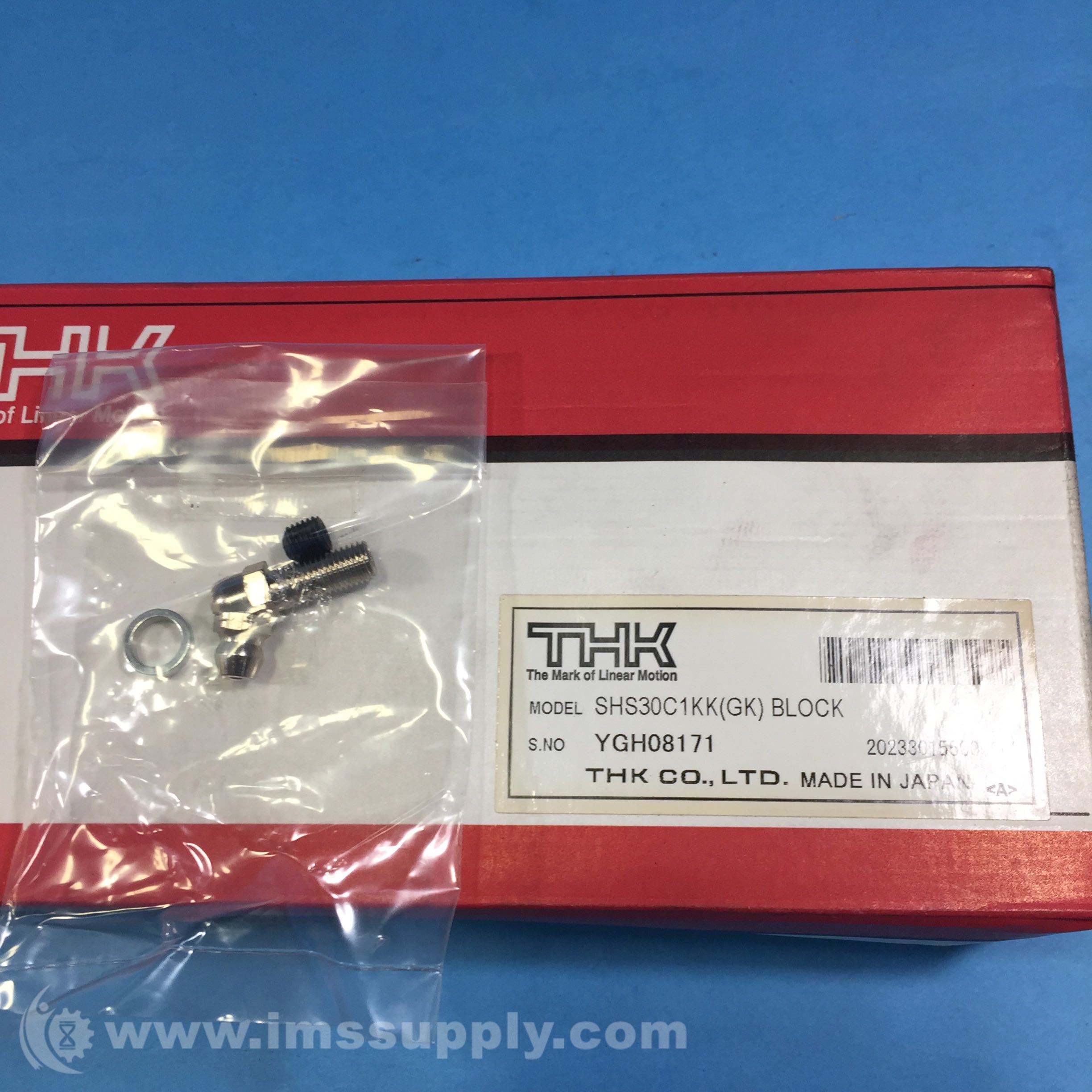 THK SHS30C1KK(GK) Linear Guide Block, 30 mm Rail - IMS Supply