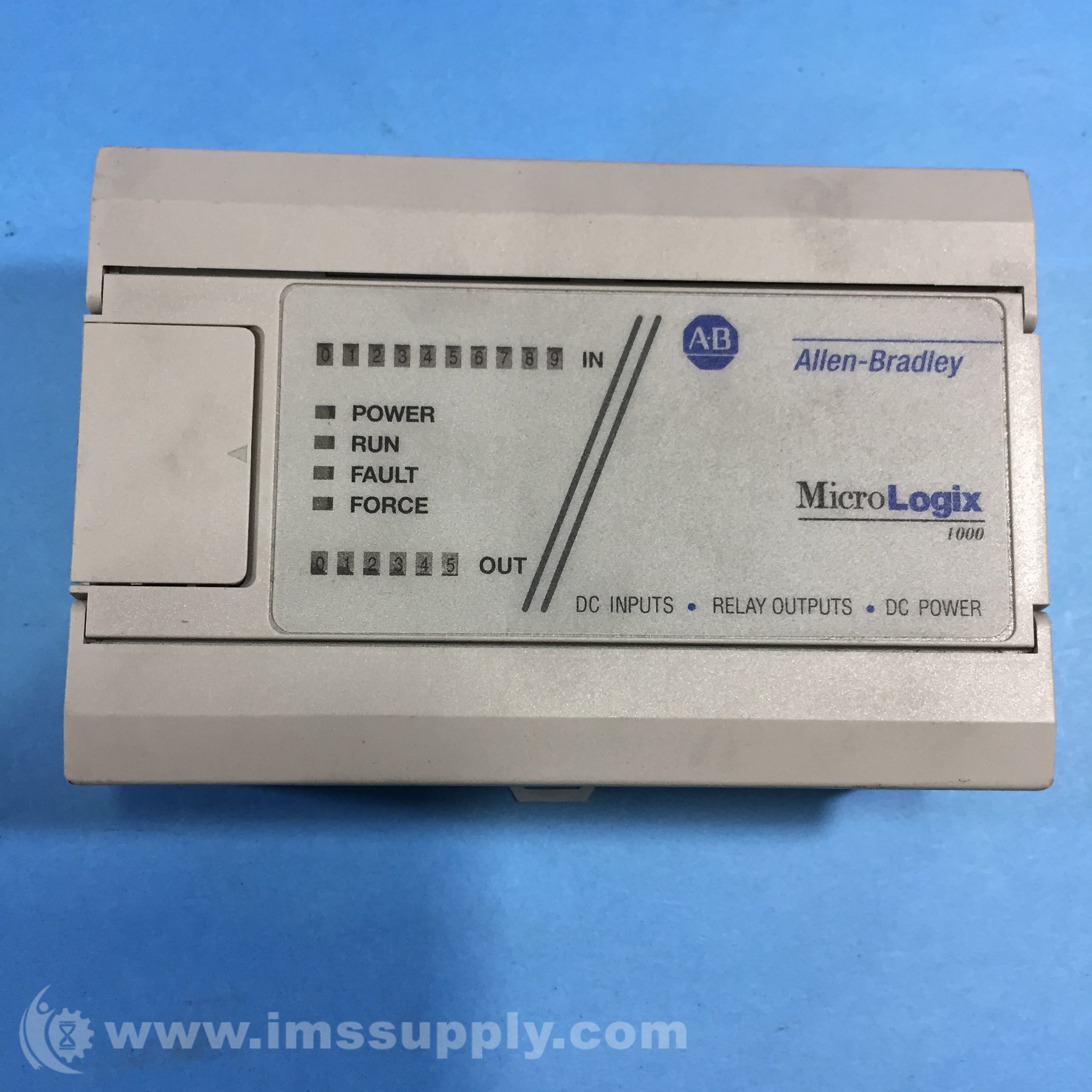 Allen Bradley 1761-L16BWB Micrologix 1000, 24v Dc Power - IMS Supply