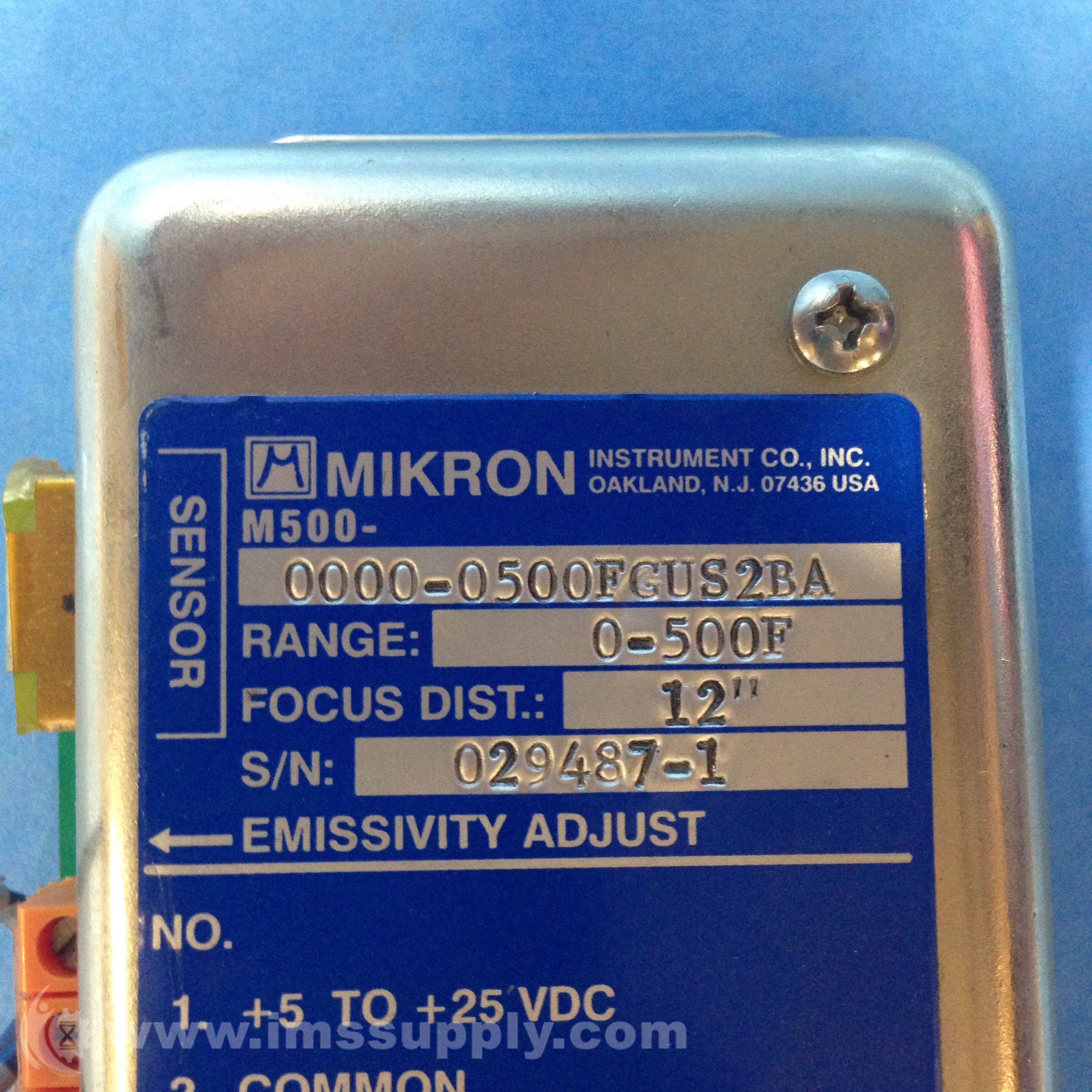 Mikron M500 Infrared Temperature Sensor - IMS Supply