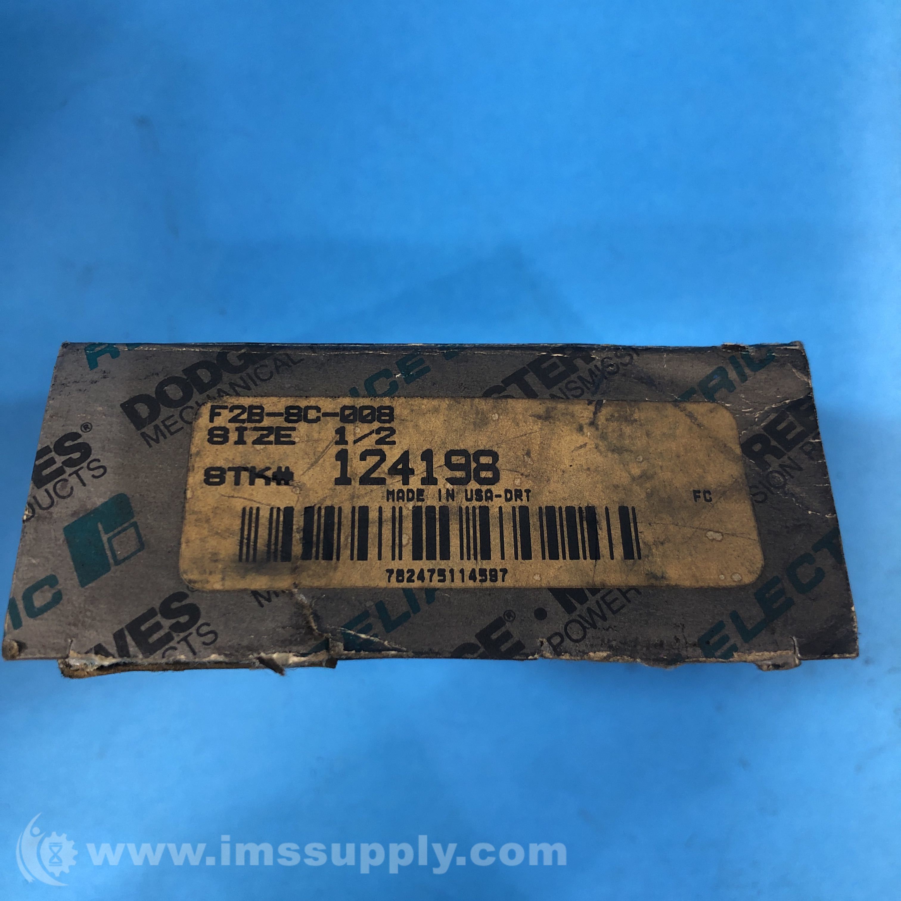 Dodge 124050 Ball Bearing Flange 0.62 Bore - IMS Supply