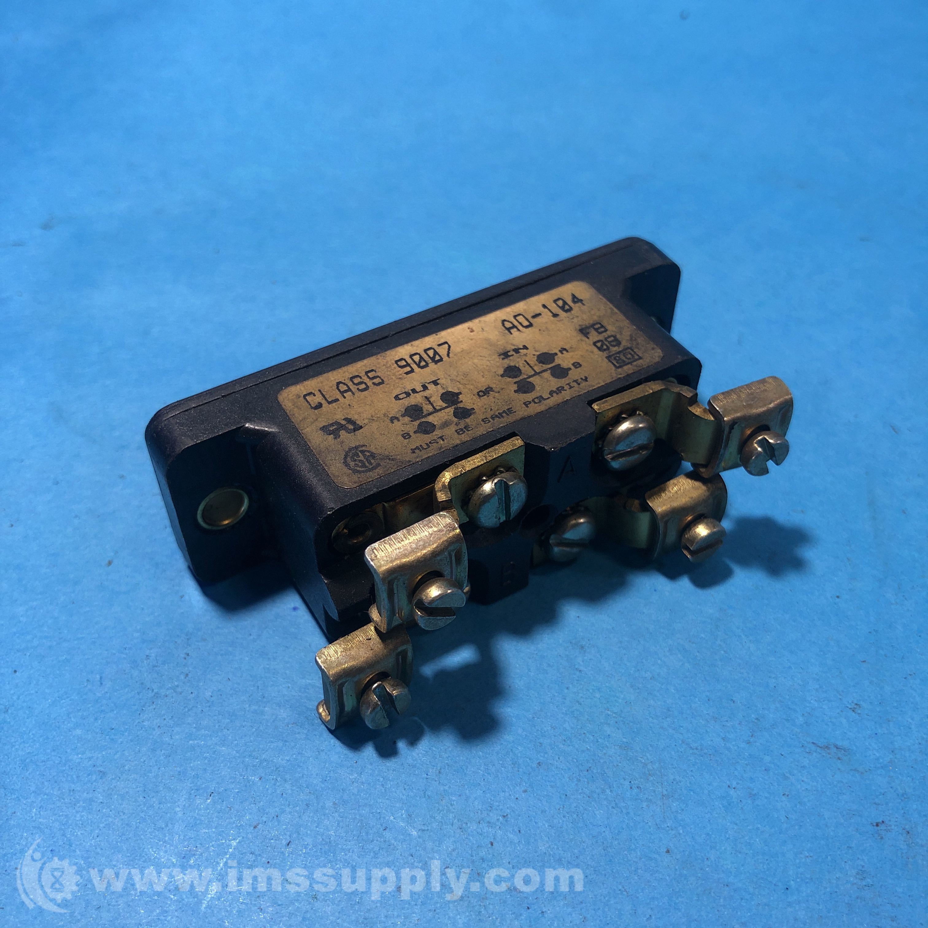 Square D 9007-A0-104 Snap Switch 600VAC 15A - IMS Supply