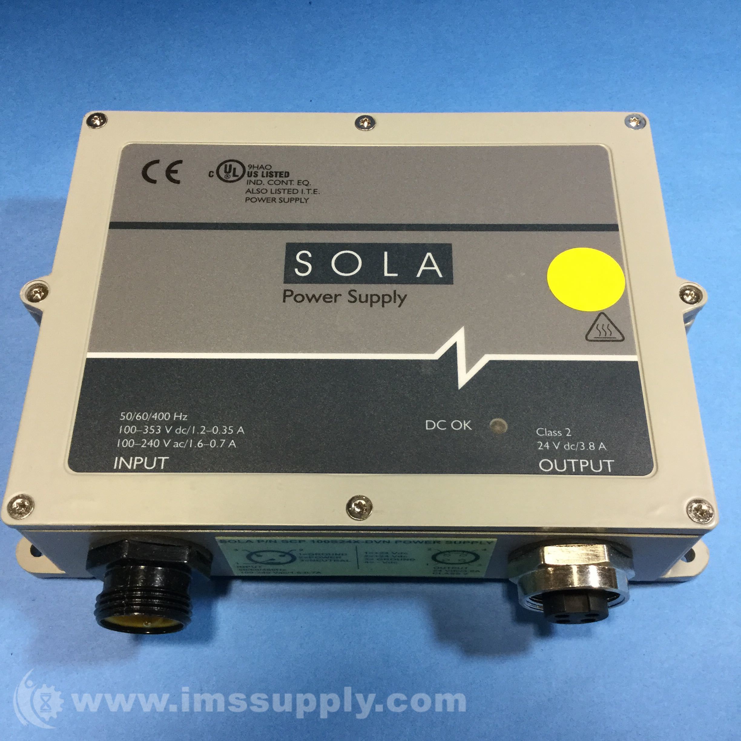 Egs SCP 100S24X-CP Power Supply 95W Output 3.8AMP 24VDC - IMS Supply