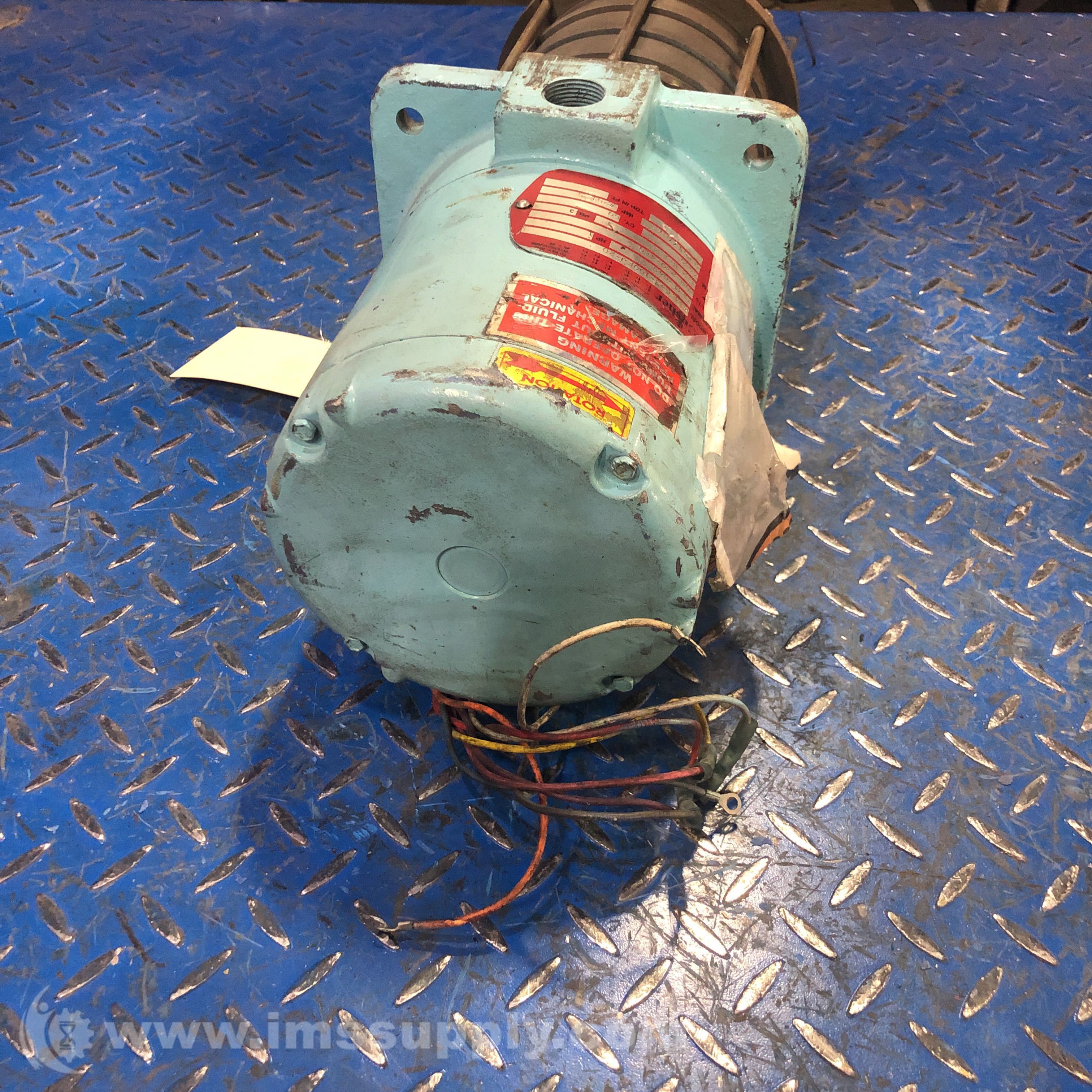 Gusher MS3.5-3-100FJ-2D Vertical Immersion Coolant Pump - IMS Supply