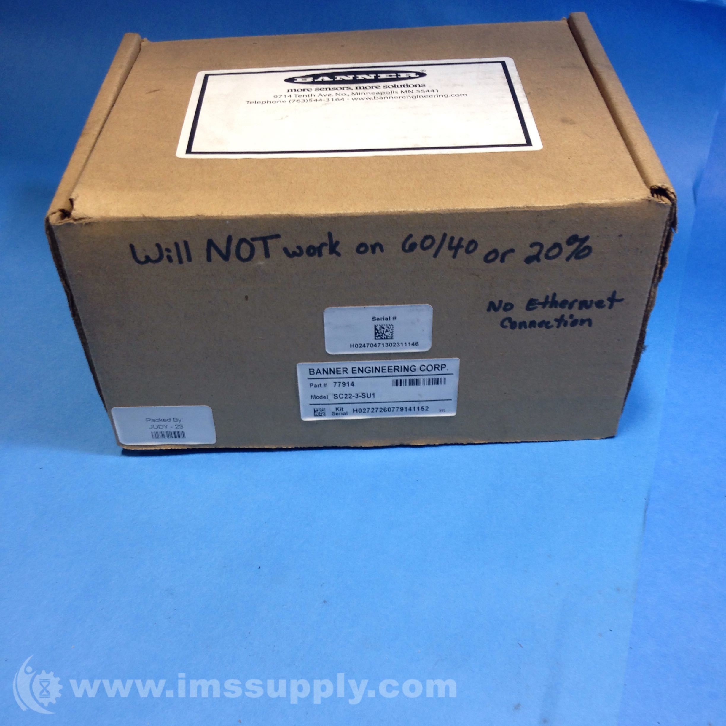 Banner SC22-3 Safety Controller - IMS Supply