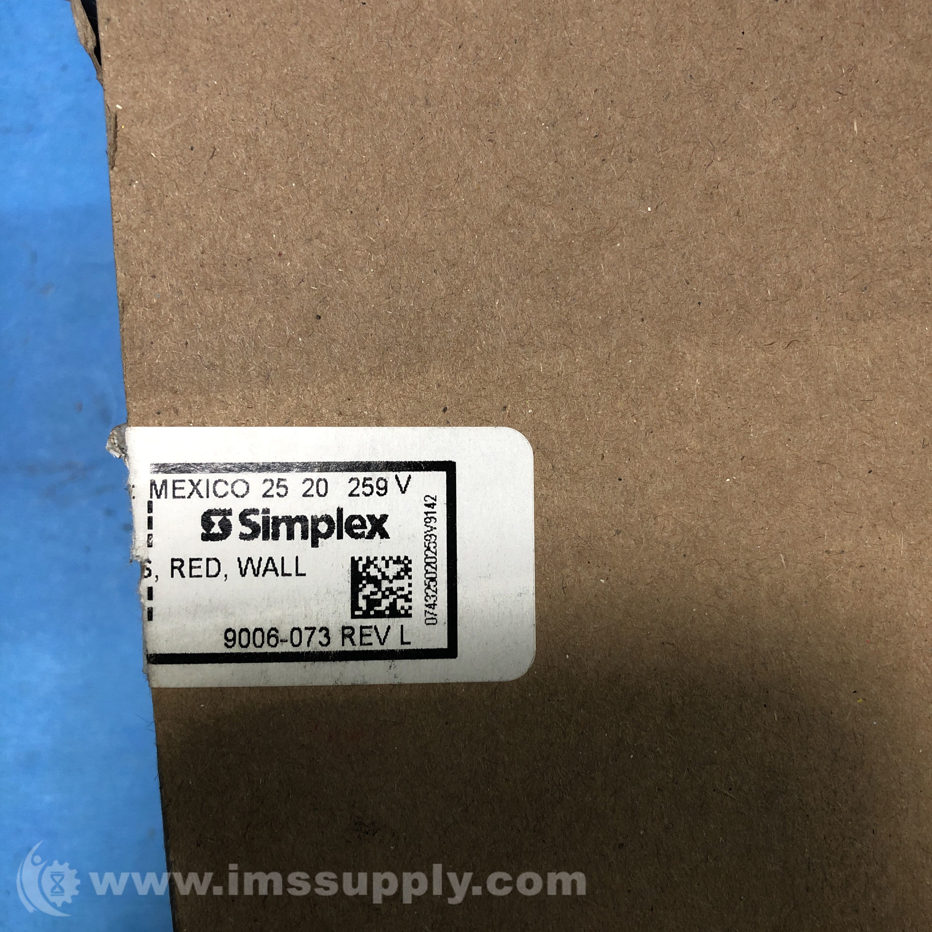 Simplex 4906-9101 TrueAlert Multi-Candela Wall Mount Strobe - IMS Supply