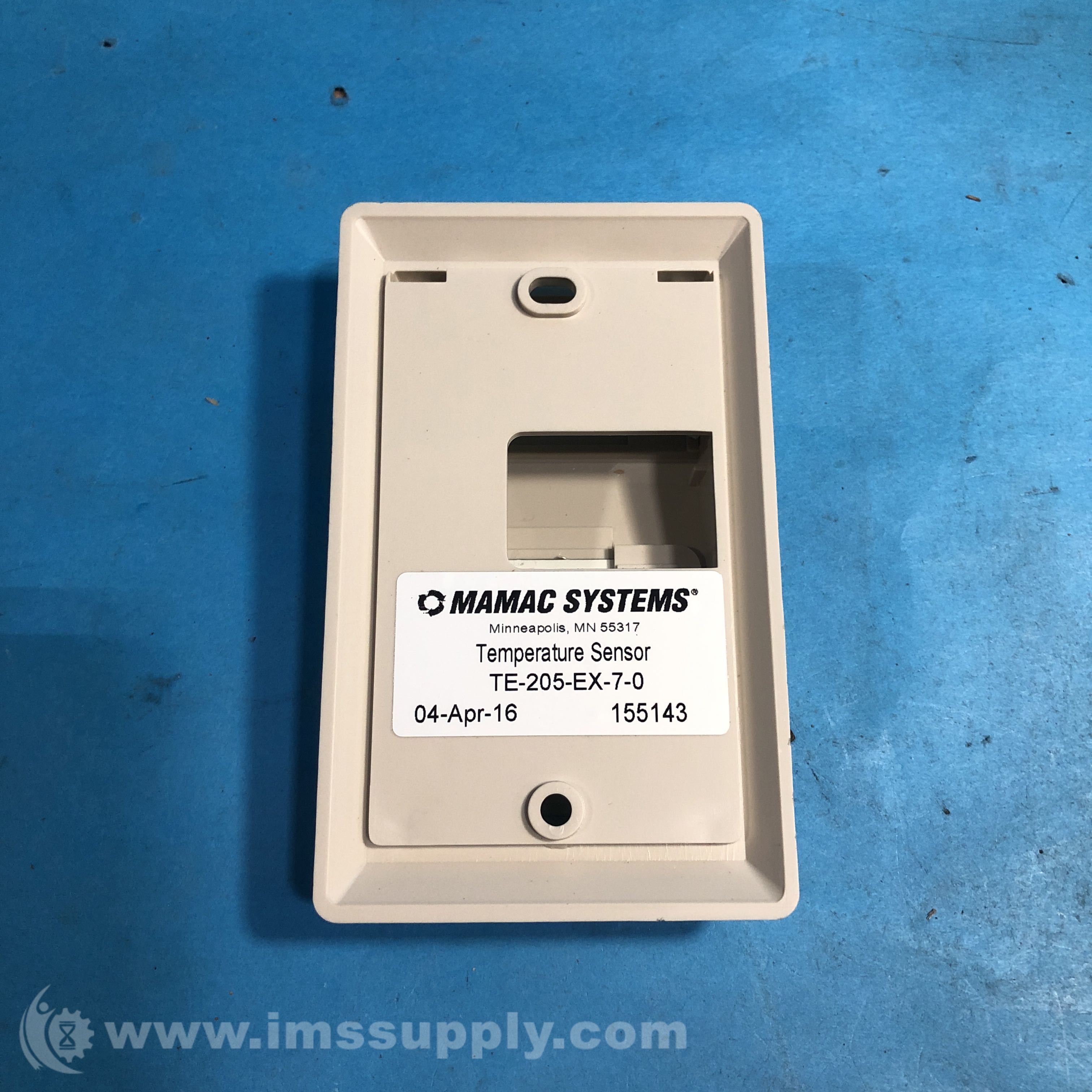 Mamac Systems TE-205-EX-7-0 Temperature Sensor - IMS Supply
