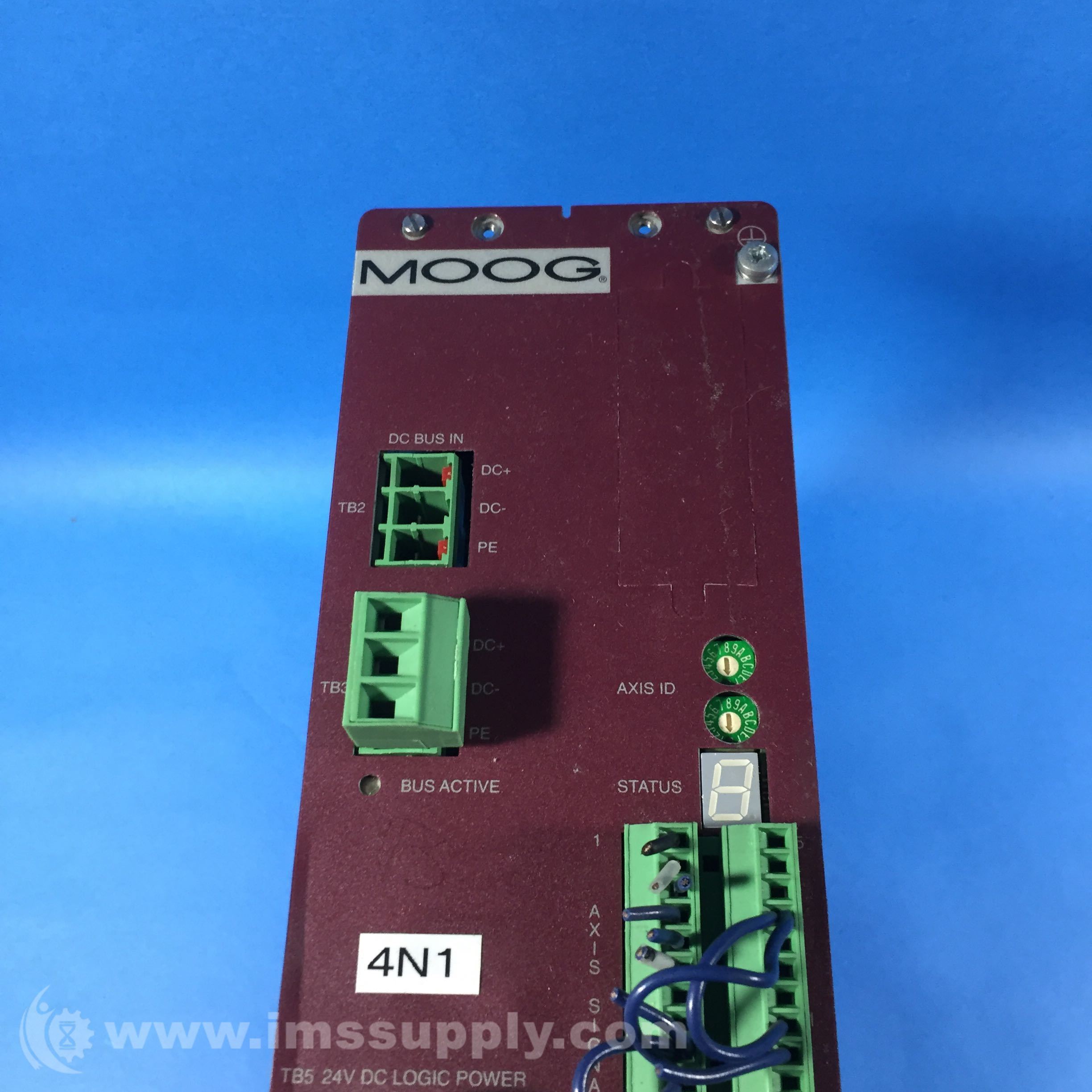Moog T200-400F-0A81 Servo Drive, 325 VDC, 10 ADC, 3.75 kW - IMS Supply