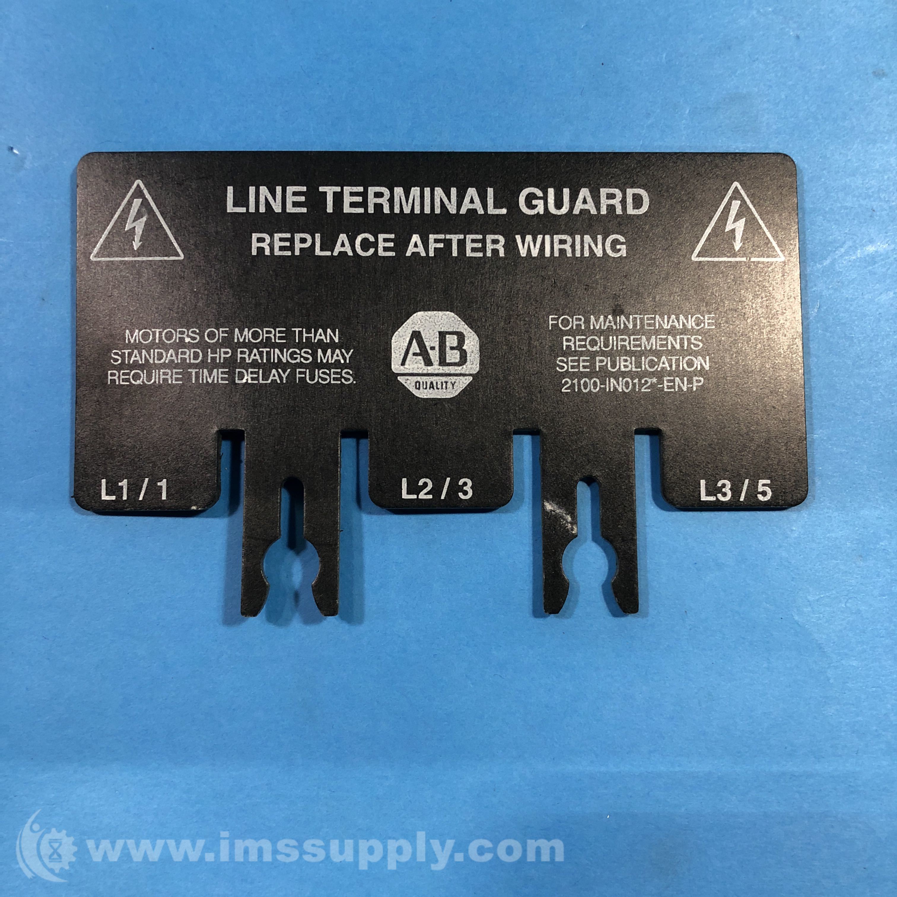 Allen Bradley Line Terminal Guard Cover - IMS Supply