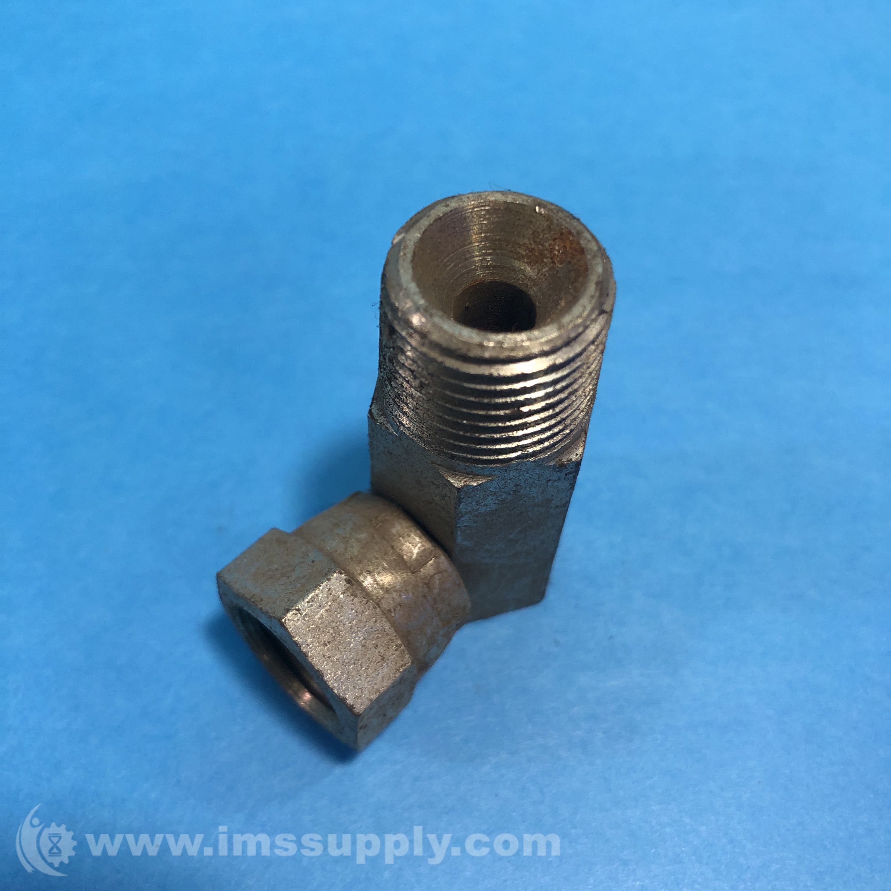 Hex Female to Threaded Male 90 Degree Elbow Fitting - IMS Supply