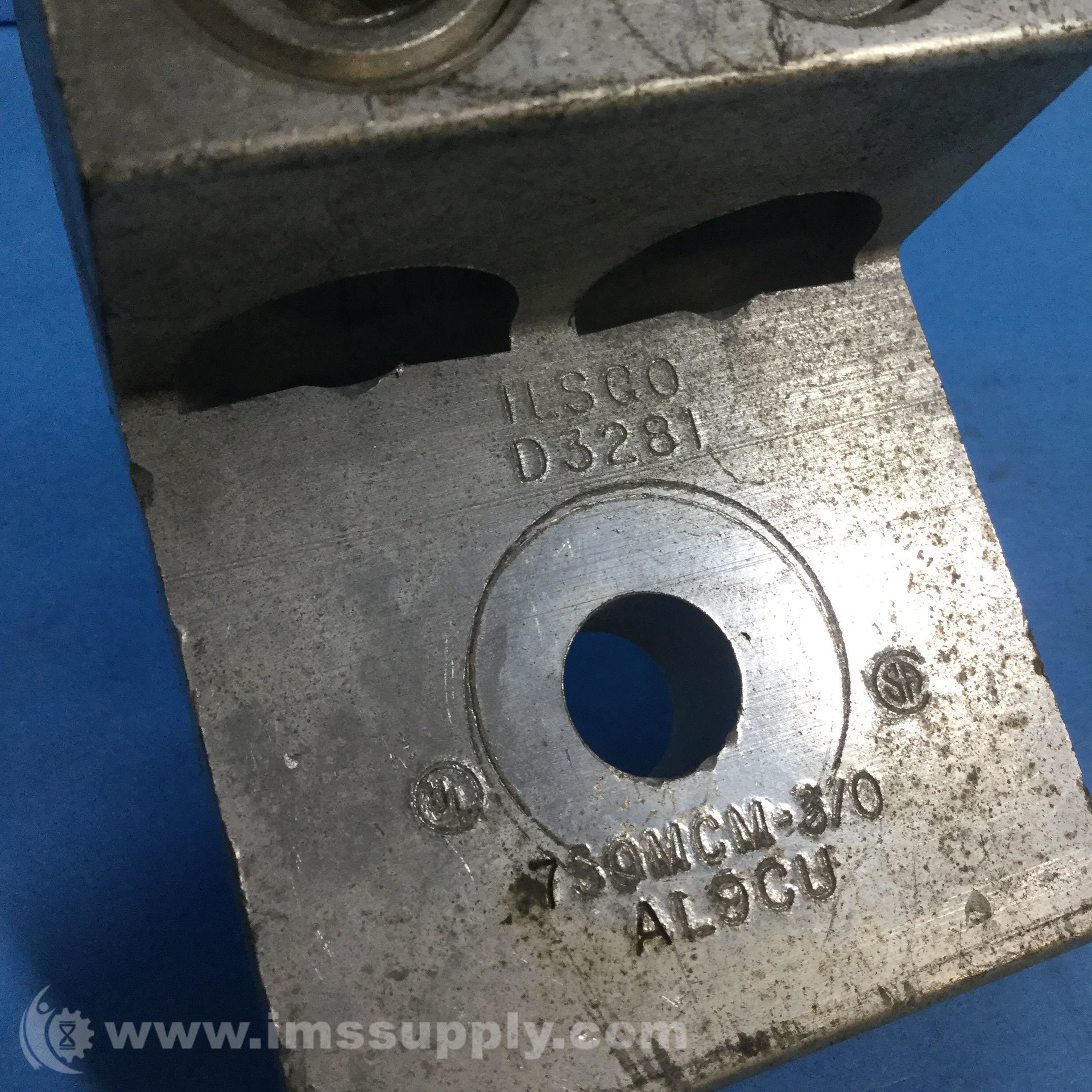 Ilsco D3281 Aluminum Block Lug Terminal - IMS Supply