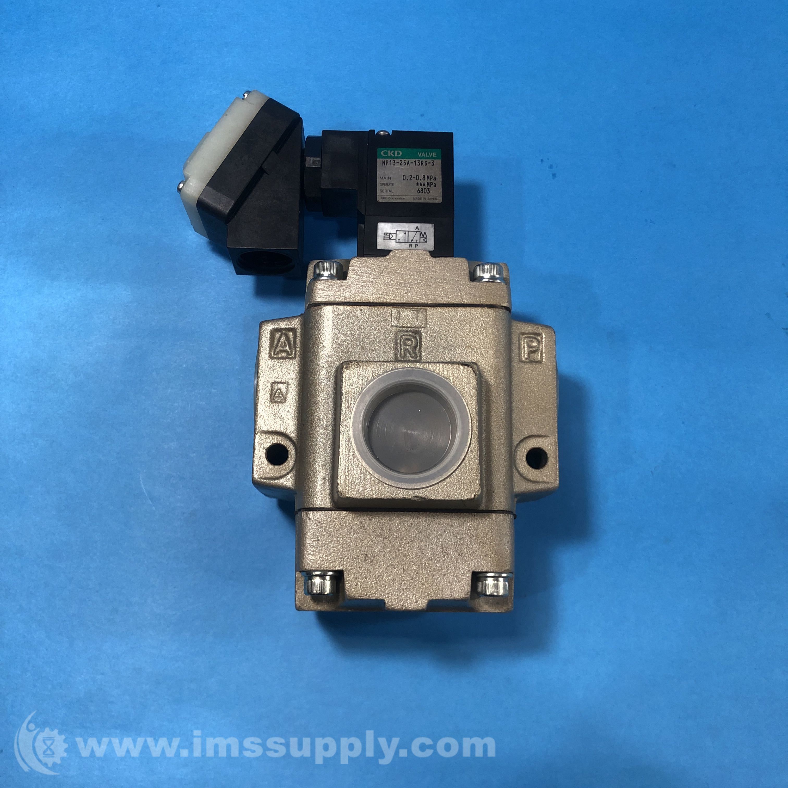 CKD NP13-25A-13RS-3 Solenoid Valve, Port size: Rc1/2 - IMS Supply